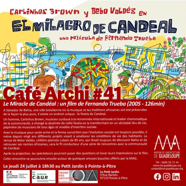 24/07/25 à Pointe-à-Pitre (971), Café Archi #41 Ciné & débat ...